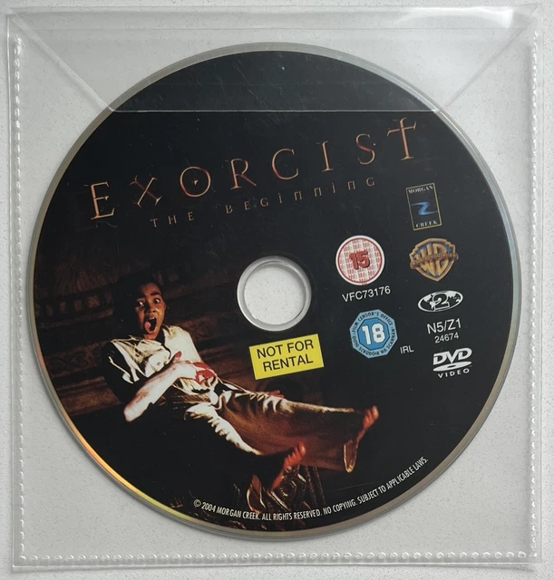 EXORCIST THE BEGINNING - DVD Disc Only In A Clear Sleeve - Free Postage ...