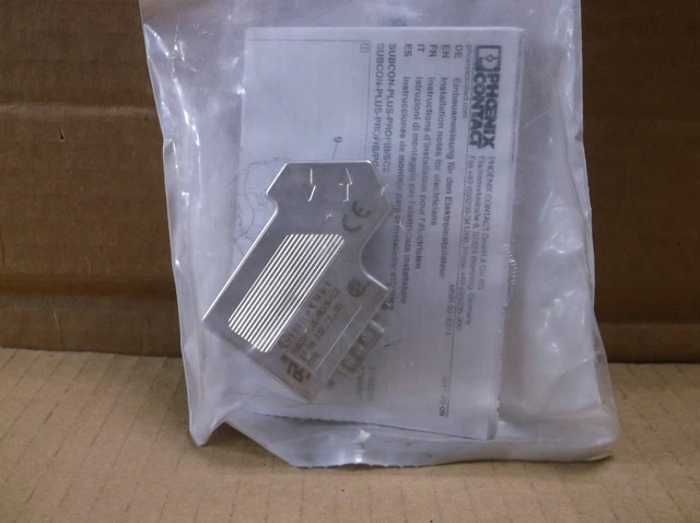 SUBCON-PLUS-PROFIB/SC2 PHOENIX CONTACT NEW 9-Pin Male D-SUB Connector ...