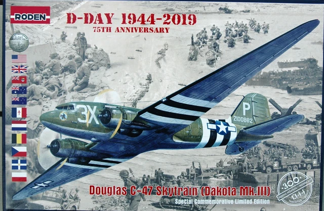 MAQUETTE RODEN DOUGLAS C-47 Skytrain Dakota Mk.iii EUR 15,00 - PicClick FR