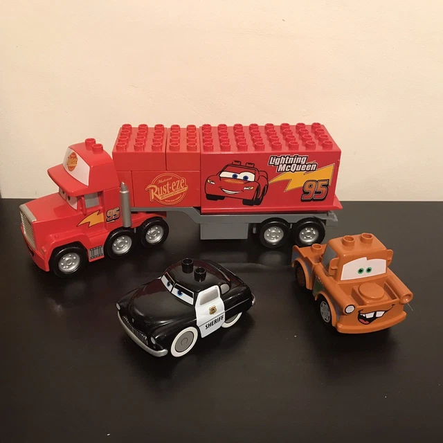 LEGO DUPLO RUSTEZE Mack Truck Lightning McQueen Tow Mater Sheriff EUR ...