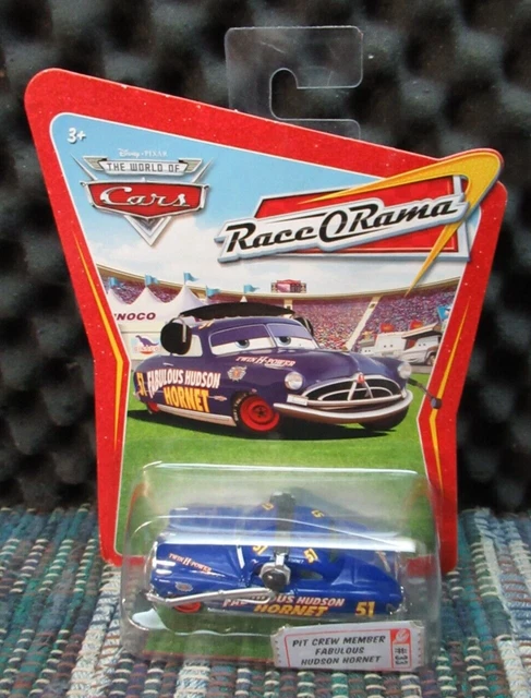 DISNEY PIXAR CARS , Pit Crew Member Fabulous Hudson Hornet , # 33 , Box ...