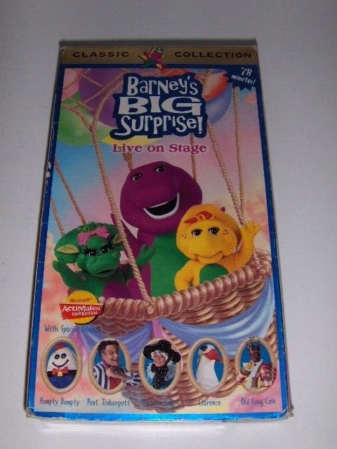 BARNEY BARNEYS BARNEY'S BIG SURPRISE live on stage VHS VIDEOTAPE £11.16 ...