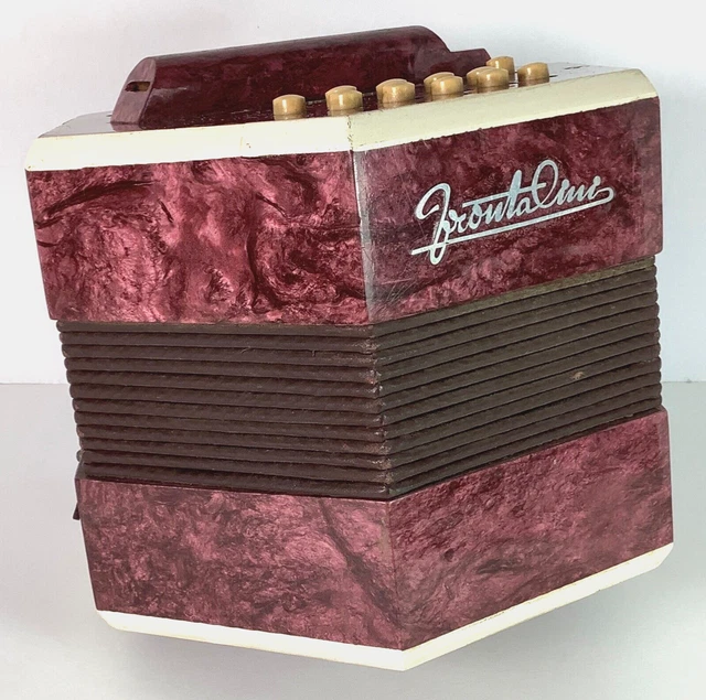 VINTAGE CONCERTINA BY Frontalini Made in Italy Squeezbox Accordion ...