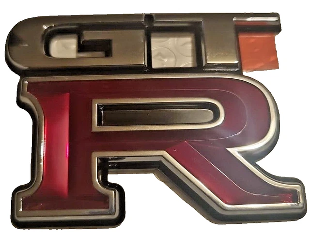 GENUINE NISSAN SKYLINE R34 GTR V-Spec BNR34 Rear Boot Trunk Emblem ...