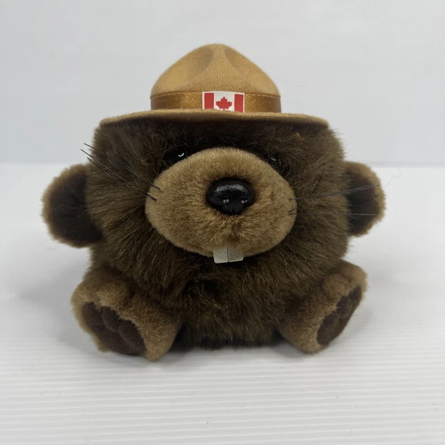 CANADA BEAVER CANADIAN Soft Plush Toy Stuffed Animal House 13cm $9.60 ...