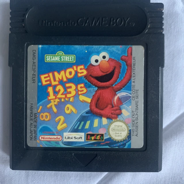ELMO'S 1 2 3 S - SESAME STREET - Nintendo GAMEBOY Game / Game Boy Color ...