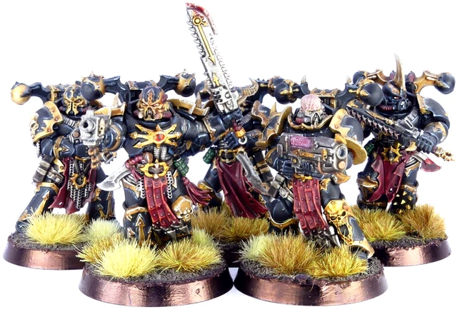 WARHAMMER 40K BLACK Legion Chaos Space Marines / Legionaries £49.99 ...