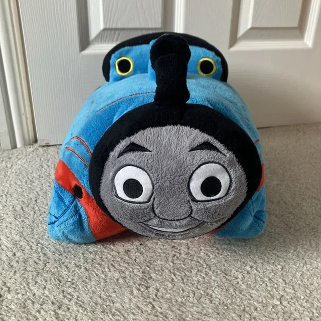 THOMAS THE TANK Engine Blue Plush Soft Toy TV Pillow Pets Cushion ...