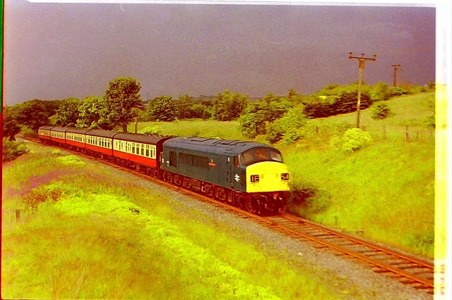 35MM RAILWAY COLOUR Negative Class 45 060 at Little Burrs ELR £1.95 ...