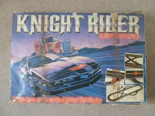 IDEAL KNIGHT RIDER Cutoff Challenge Slot Racing Track 32-001 £30.00 ...