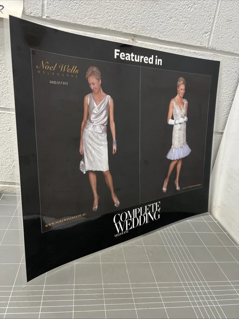 VINTAGE FASHION CARD 1990s COMPLETE WEDDING POINT OF SALE MELBOURNE ...