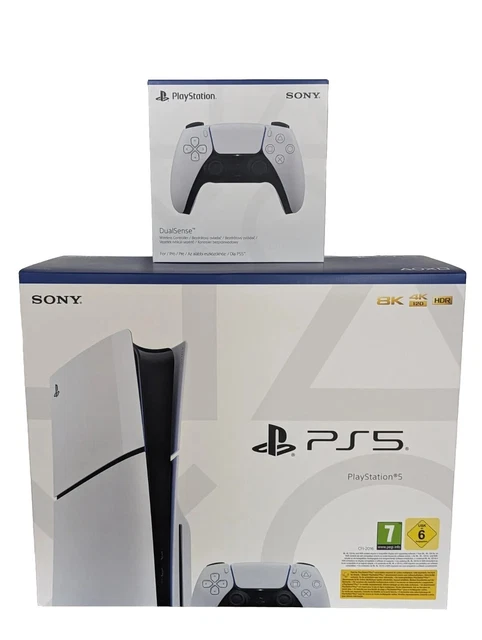 SONY PLAYSTATION 5 Disc Edition 2 controller DualSense unità PS5 EUR ...