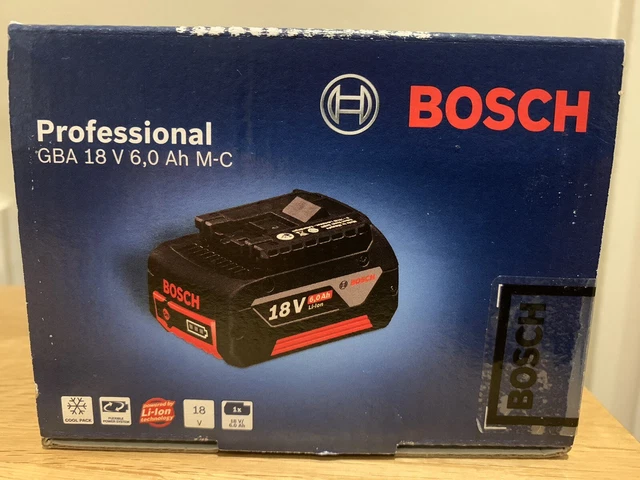 BOSCH PROFESSIONAL 18-V Lithium-ion battery GBA 18V 6,0 Ah M-C ...