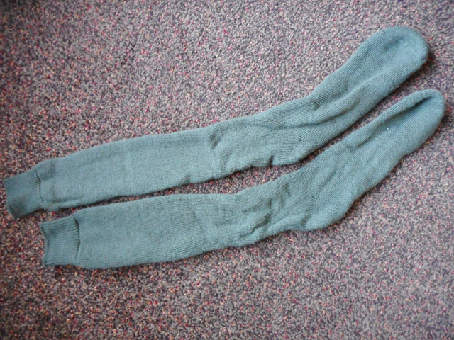 NATO EXTRA LONG thick socks, ideal for WW1 British Army Officers ...