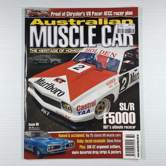 AUSTRALIAN MUSCLE CAR magazine issue # 80 SL/R F5000 $24.95 - PicClick AU