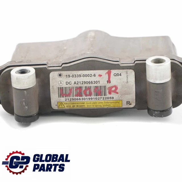 BONNET HINGE ACTUATOR Mercedes W204 W212 Right O/S Hood Pedestrian ...