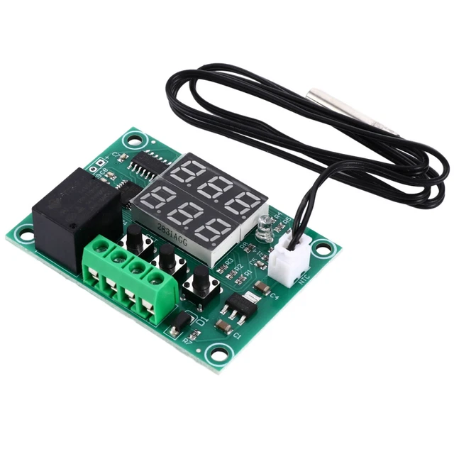 DIGITAL THERMOSTAT MODULE 12V Temp Controller Board with Sensor £8.18 ...