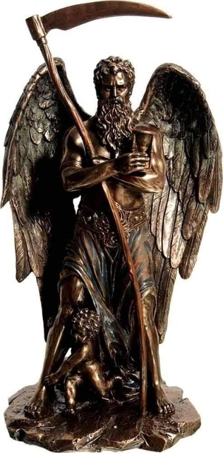 CHRONOS : DIEU grec du temps (statue en bronze et résine moulés à froid ...