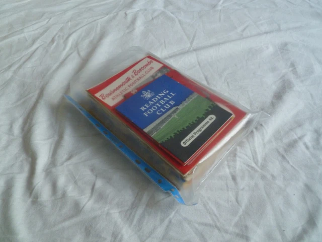 MY PRIVATE COLLECTION of 1950 's football programmes 100 in total 8 of ...