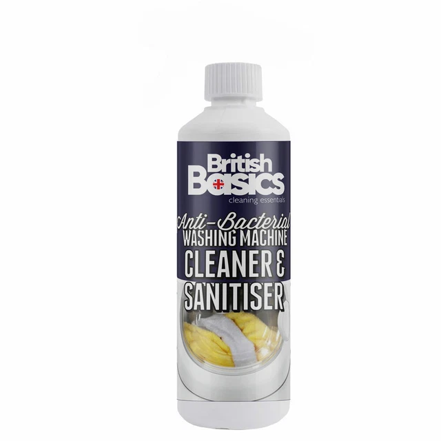 BRITISH BASICS ANTI-BACTERIAL Washing Machine Cleaner and Sanitiser ...