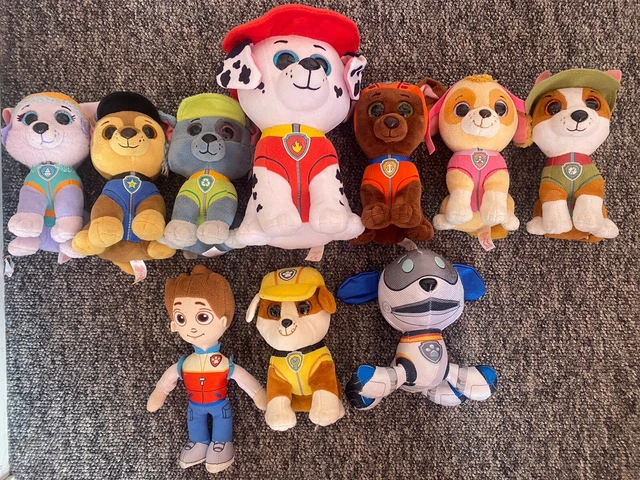 TY BEANIE BOO Full Set Paw Patrol Plush Soft Toys Plus Robodog & Ryder ...