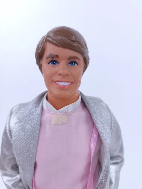 VINTAGE 1980S HEART Family Ken Doll Barbie Friend With Rockstar Ken ...