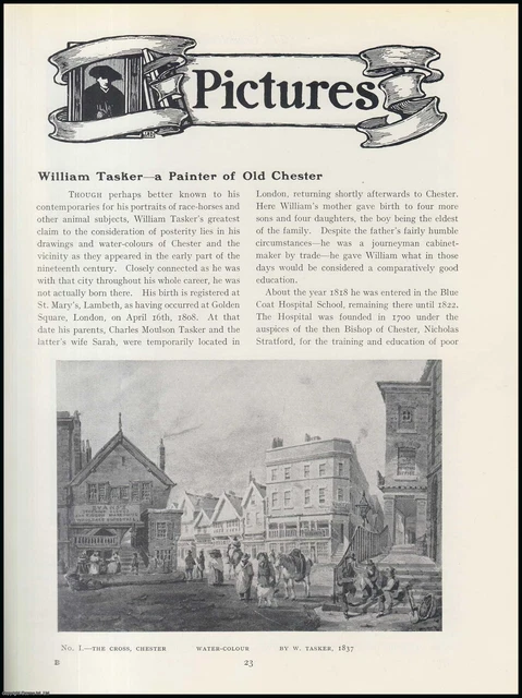 WILLIAM TASKER, A Painter Of Old Chester. An Original Article From The ...