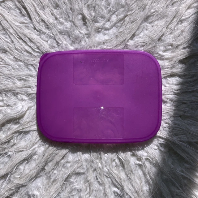 TUPPERWARE REPLACEMENT RASPBERRY Purple Rectangular Lid #2088 Freezer ...