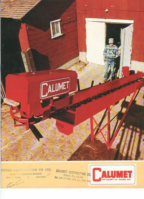 FARM EQUIPMENT BROCHURE - Calumet - Box Beam Elevator - Tanks - 1973 ...