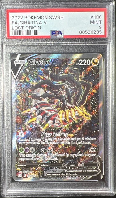 2022 POKEMON LOST Origin #186 Giratina V Alt Art Psa 9 Mint EUR 338,87 - PicClick DE