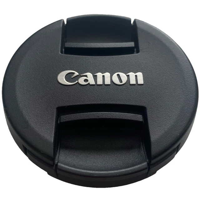 CANON E-58II FRONT Lens Cap 58mm Genuine Canon Inc Snap On Camera Cap ...