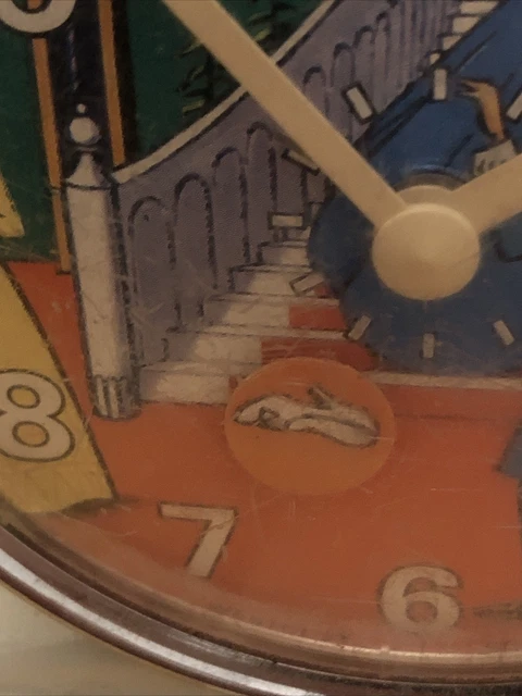 CINDERELLA RARE VINTAGE Animated Wind Up Clock Westclox £35.00 ...