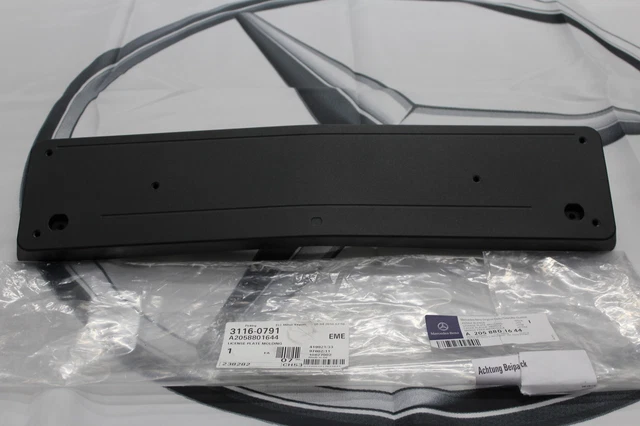 MERCEDES C180 W204 Amg 2012 Front Number Plate Plinth A2048173278 £30. ...