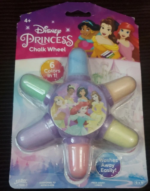 DISNEY PRINCESS CHALK Wheel 6 Colors in One New £10.40 - PicClick UK