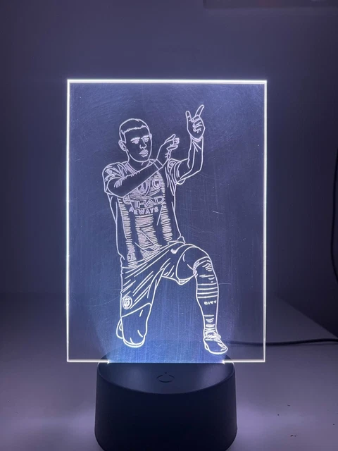 PHIL FODEN LED Sign £19.99 - PicClick UK