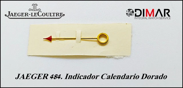 JAEGER-LECOULTRE. CALIBRE.484- PIEZA. Indicateur Calendrier Doré EUR ...