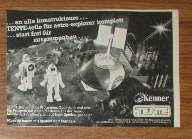 VINTAGE 1981 KENNER TENTE Astro Space Moon Landing Print Ad advert ...