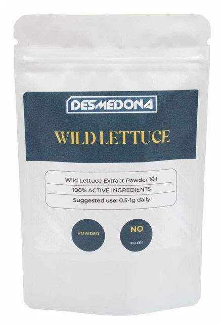 WILDER LATTICH EXTRAKTPULVER 10:1 Lactuca Virosa, Gift-Lattich ...