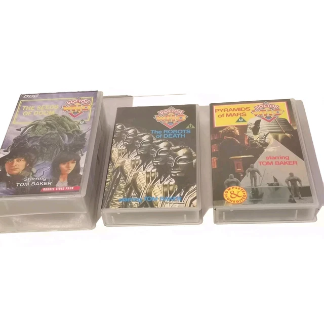 DOCTOR WHO TOM Baker VHS Bundle £10.24 - PicClick UK