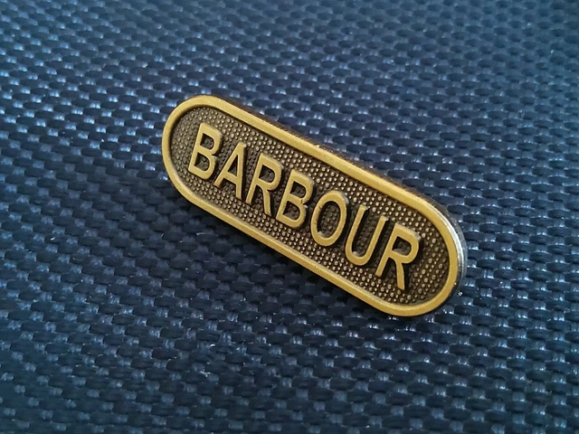 A RARE Genuine Limited Edition Barbour Pin Badge £16.31 - PicClick UK