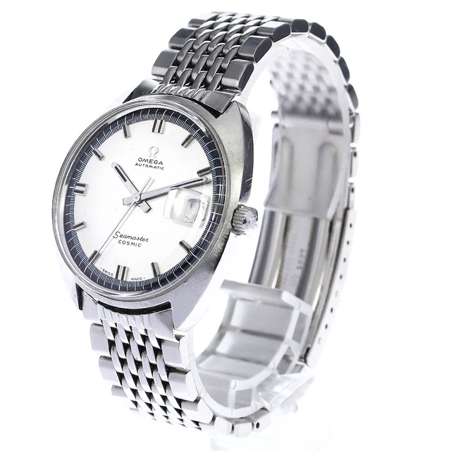 RELOJ AUTOMÁTICO PARA hombre OMEGA Seamaster Cosmic 166.026 esfera plateada fecha_804253 EUR 678 ...