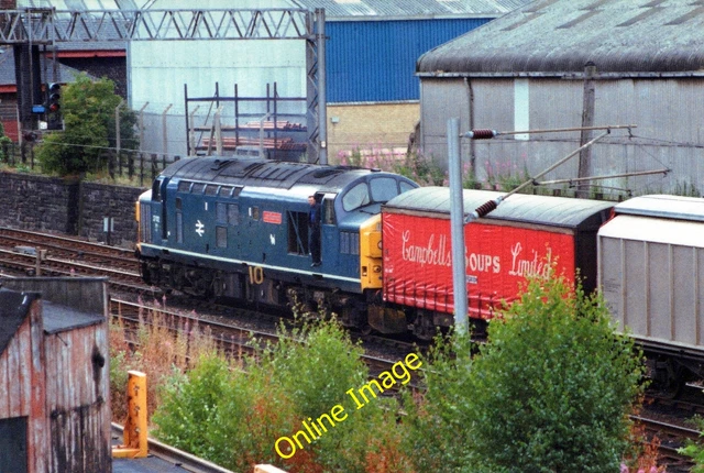 RAILWAY PHOTO 6X4 Class 37 37012 BR Blue Freight at Cowans Sidings ...
