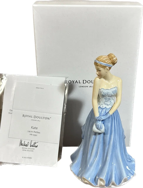ROYAL DOULTON PRETTY Ladies Collection Kate Bone China Figurine HN 5591 ...