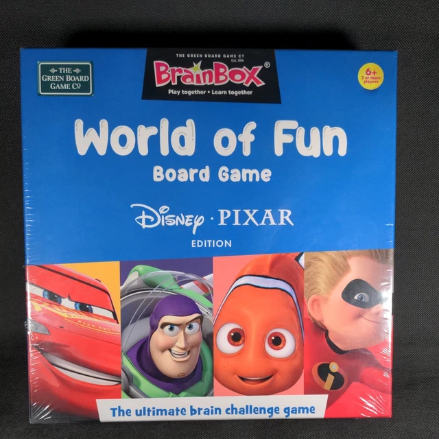 DISNEY PIXAR WORLD Of Fun Board Game Age 6+ New & Sealed £12.95 ...