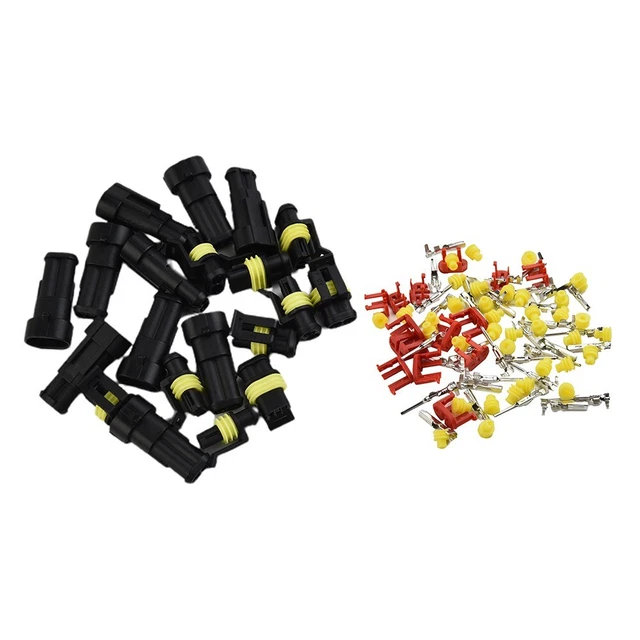 KIT DE PRISES de connecteur de fil tanche scell es pour voiture pratique 15 e EUR 22,15 ...