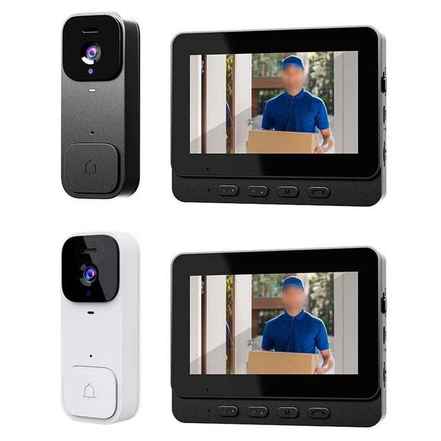VIDEOCITOFONO HD TRASPARENTE 4 3 schermi citofono wireless facile ...