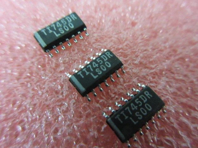 TEXAS SN74LS00D, 74LS00T Quad 2-Input Positive-Nand, Smd, 14 Pin. Uk ...