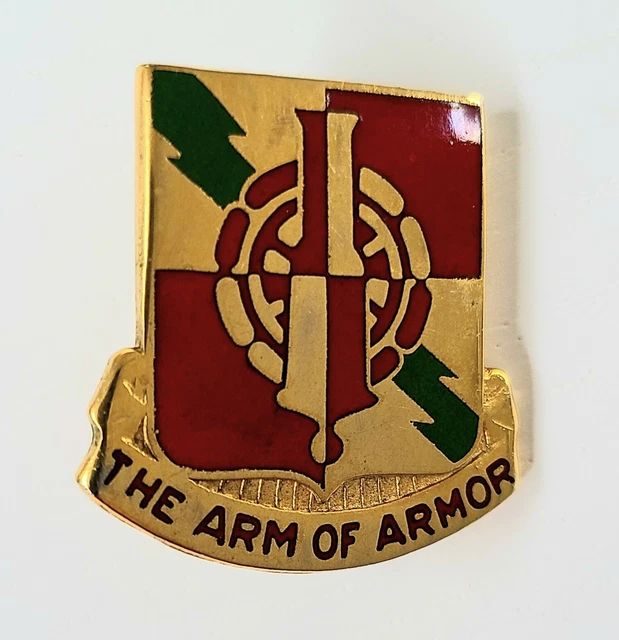 U.S. ARMY DUI Crest "The Arm Of Armor" 50th Main Support BN NJARNG ...