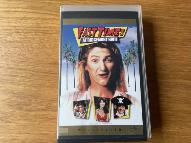 FAST TIMES AT Ridgemont High VHS Widescreen Universal VFA07431 Sean ...