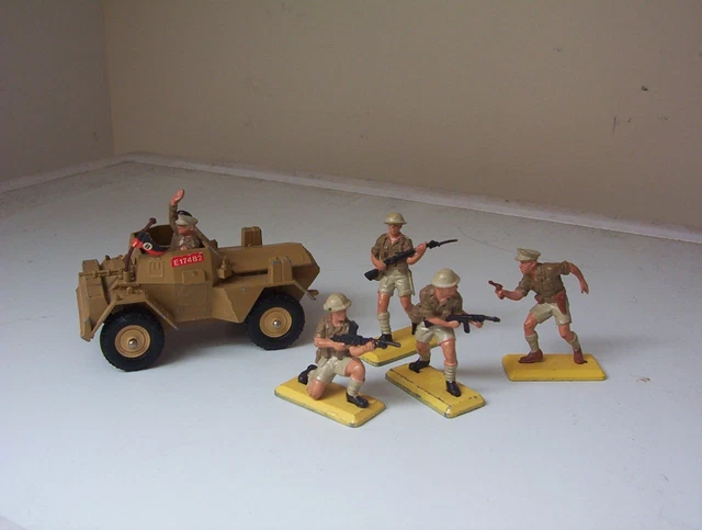 VINTAGE BRITAINS DEETAIL WW2, British 8th Army Infantry & Daimler Scout ...